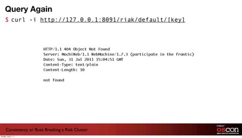 Breaking A Riak Cluster Ppt