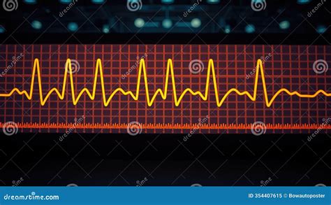 Electrocardiogram Stemi And Nstemi Abnormal Heart Rate Outline Diagram