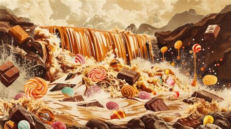 Premium Photo Nostalgic Poster For Sweet Delights