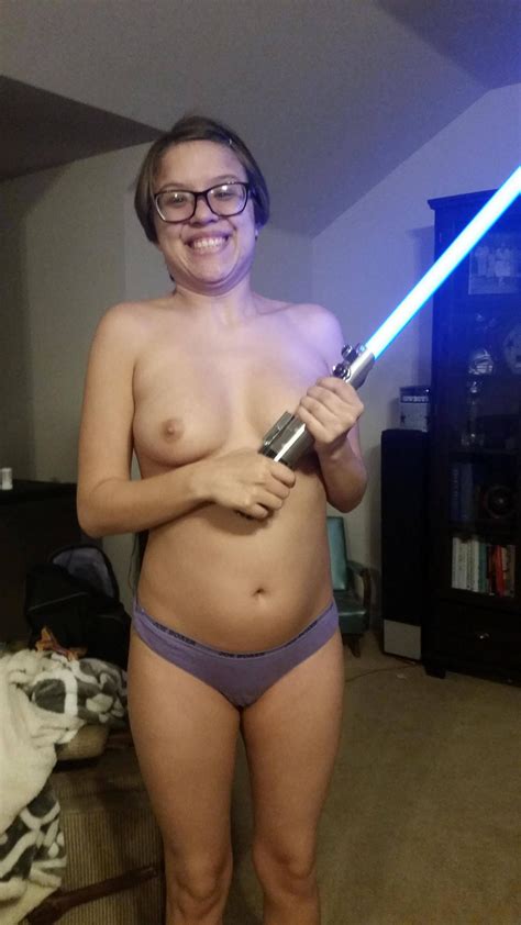 Cheesy Grin And A Lightsaber [f] Scrolller