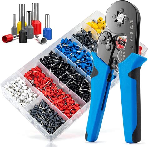 Buy Wire Crimping Tool Kit Ferrule Crimping Tool Self Adjusting Square Wire Crimper Plier 7