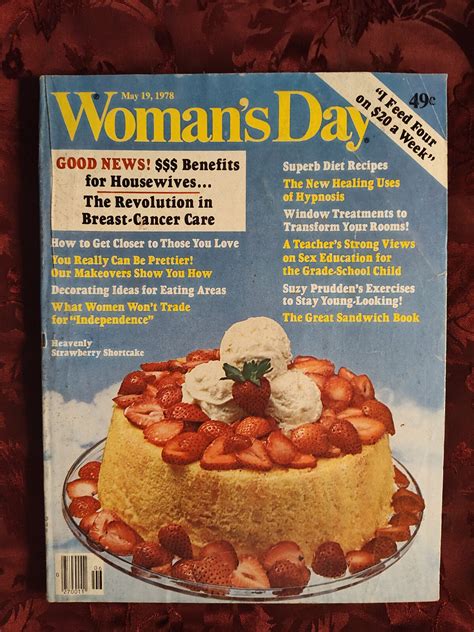Womans Day Magazine May 19 1978 Strawberry Shortcake Eileen Herbert