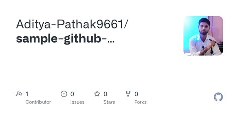 Github Aditya Pathak9661 Sample Github Actions Workflow