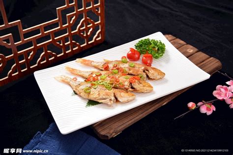 煎封红杉鱼 海鲜 鱼类 香煎摄影图 传统美食 餐饮美食 摄影图库 昵图网nipic