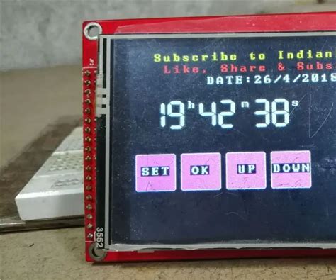 Cómo Hacer Un Reloj En Tiempo Real Con Arduino Y Pantalla Tft Arduino Mega Rtc Con Pantalla