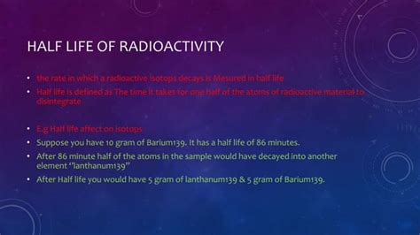 Measurement Of Radioactivity Pptx Physics Science