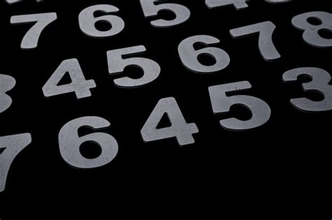 Premium Photo Seamless Pattern With Numbers