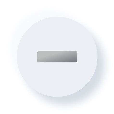 Neumorphic Minus Icon Neumorphism Ui Button 11893994 Png