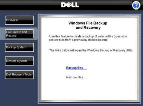 Dell Recovery Partition Guide For Windows XP Vista