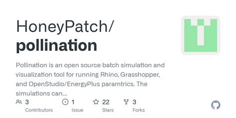 GitHub HoneyPatch Pollination Pollination Is An Open Source Batch Simulation And