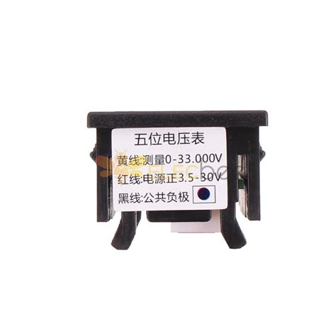 Elecbee DC 4V 30V 0 36 Inch 5 Digit Mini LED Display Digital Voltmeter Voltage Detector Panel