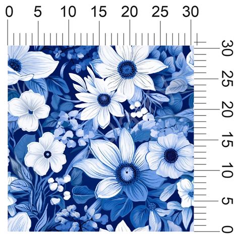 Ob Vzor Květy Potahová Látka Hana Výběr Z Variant Materiálu Vlastní Tisk Na Objednávku M