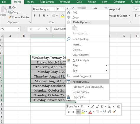 How To Change Date Format In Excel