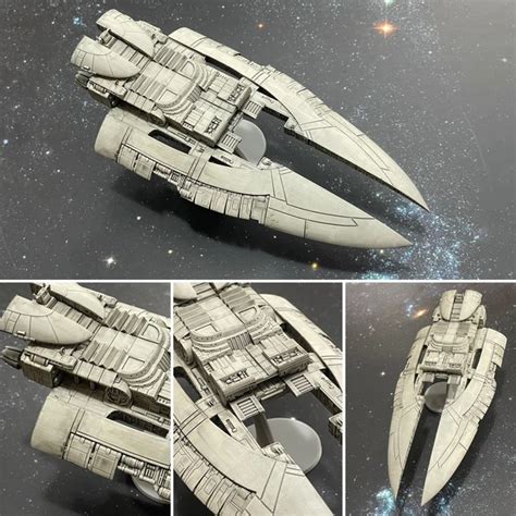 Star Wars Armada Sabaoth Destroyer Unpainted Raw 3d Resin Print