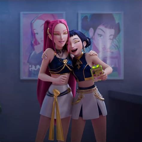 K Pop Demon Hunters Kpdh Mira Zoey Icon Pfp Sketsa Animasi