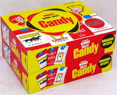 World King Size Candy Cigarettes 2 Boxes 48 Packs Total Bulk Sticks