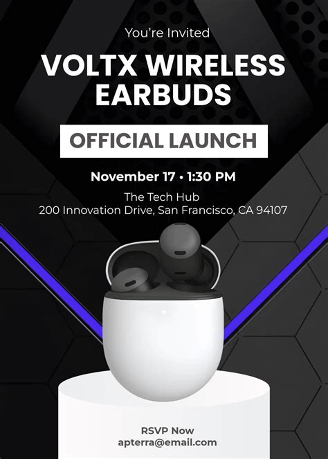 Free Launch Invitation Templates Editable And Printable