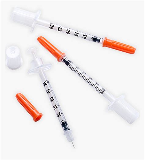 Bd Ultra Fine Ii Insulin Syringe With Needle Insulin Syringe Hd Png