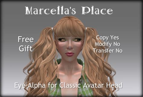Second Life Marketplace Mp Eye Alpha For Classic Avatar Head Copy