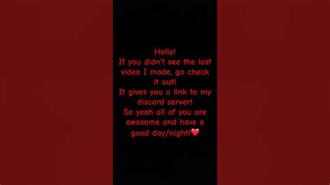 Check Out My Server Youtube