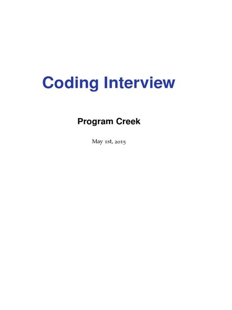 Java Coding Interview Questions And Answers Pdf String Computer Science Array Data Structure