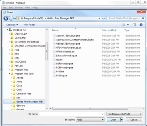 Issues Related To Galileo Print Configuration
