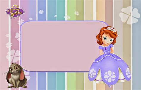 Sofia The First Free Printable Invitations Or Photo Frames Oh My Fiesta In English