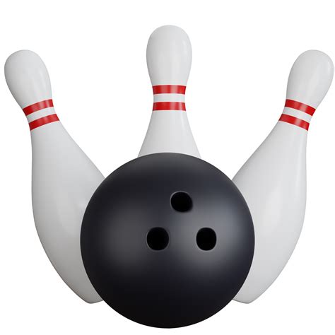 3d Icon Illustration Bowling Ball Throw 20575864 Png