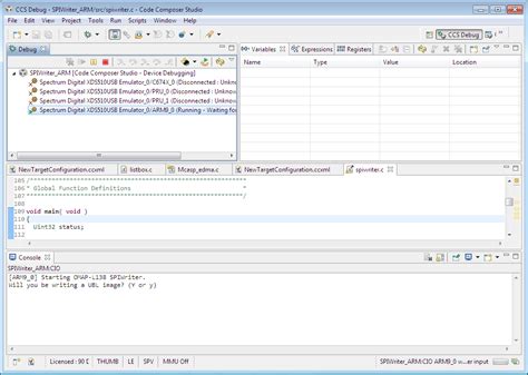 OMAPL Problems With Loading The SPI Writer File On ARM Core Processors Forum Processors
