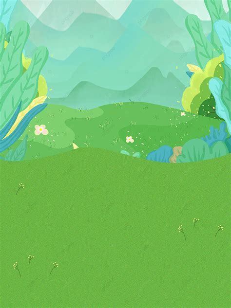 녹색 여름 수채화 손으로 그린 풍경 배경 자유형 풍경 배경 녹색 잔디 배경 아이디어 배경 배경 일러스트 및 사진 무료 다운로드 Pngtree