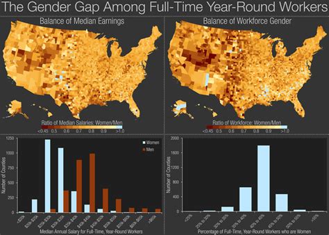 This Map Shows Which Parts Of The Country Have A Huge Gender Gap In The