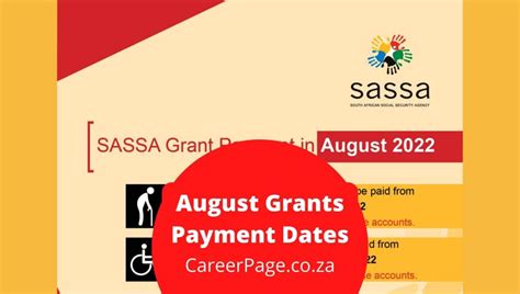 Sassa Published Social Grant Payment Dates For 2022 To 2023