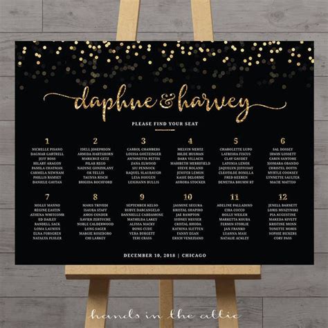 Table Assignment Etsy