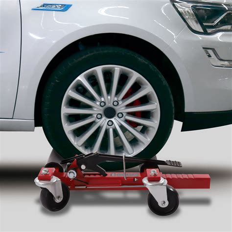 Miumaeov Car Wheel Dolly Heavy Duty Self Loading Dolly With Ratcheting