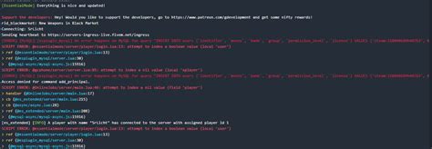 I Dont Know What Causes This Error Script Error Essentialmodeserver