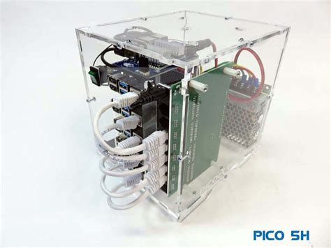 Pico 5 Raspberry Pi4 Cluster 8gb Picocluster Desktop Datacenter Picocluster Llc