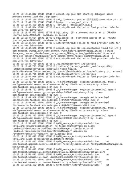 Log Pdf Java Programming Language Android Operating System