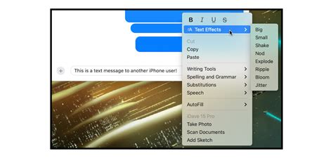 all about apple iphone and mac messages text effects
