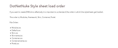 Custom Page Stylesheets Load Before Skincss · Issue 3611 · Dnnsoftwarednnplatform · Github