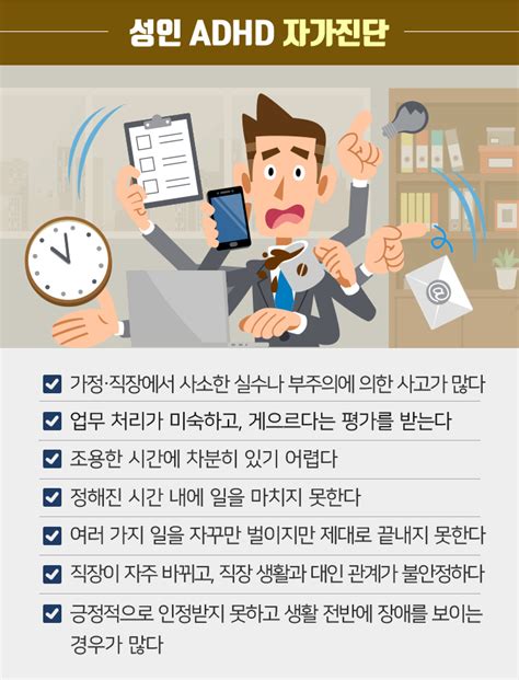 아동 Adhd부터 성인adhd
