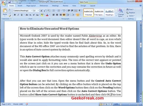 How To Eliminate Unwanted Word Options Andowmac