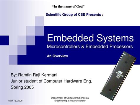 PPT Embedded Systems Microcontrollers Embedded Processors An Overview PowerPoint