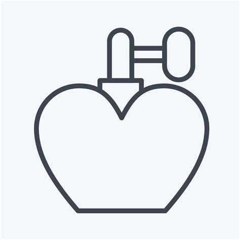 Icon Cologne Spray Suitable For Barbershop Symbol Line Style Simple Design Editable Design