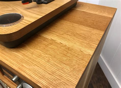 Solid White Oak Vertical Turntable And Stereo Console With Album Storage