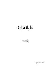 Boolean Algebra Pptx Boolean Algebra Section All Figures From The Text Boolean