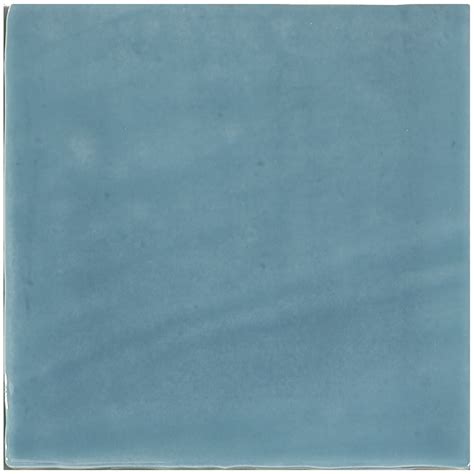 Azulejos Tabarca Cielo 15x15 Brillo Efecto Agua