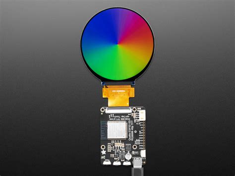 Round RGB TTL TFT Display X No Touch TL WVC B A ID Adafruit