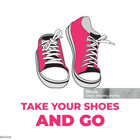 운동 화 단 화 쌍 절연 손으로 그린 된 벡터 일러스트 레이 션 핑크 신발입니다 로고 포스터 엽서 패션 책자 전단지에 대 한 손으로 그린 스포츠 부츠 벡터 스케치 운동 화