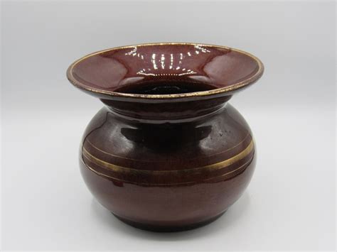 Bennington Pottery Spitoon Antique Etsy