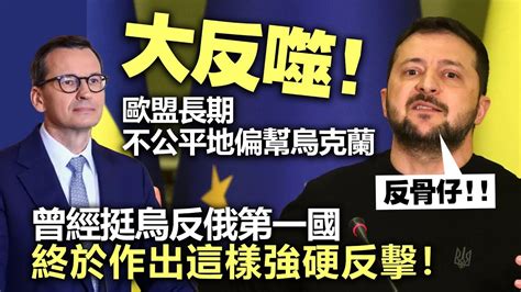 20231119a 大反噬！歐盟長期不公平地偏幫烏克蘭，曾經挺烏反俄第一國終於作出這樣強硬反擊！ Youtube